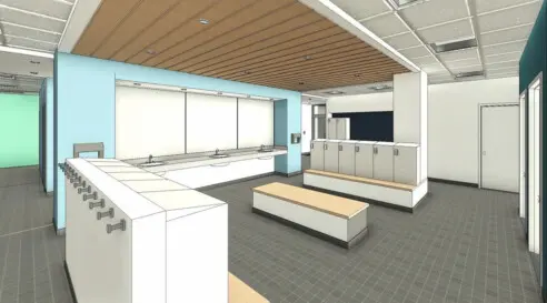 SV Design | YMCA Universal Locker Room Design