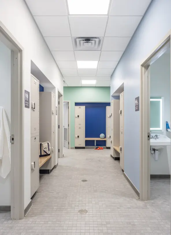 SV Design | YMCA Universal Locker Room Design