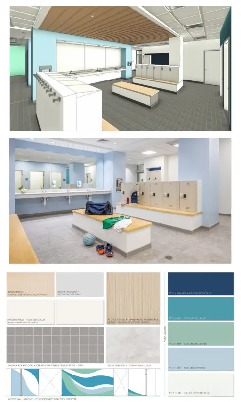 SV Design | YMCA Universal Locker Room Design